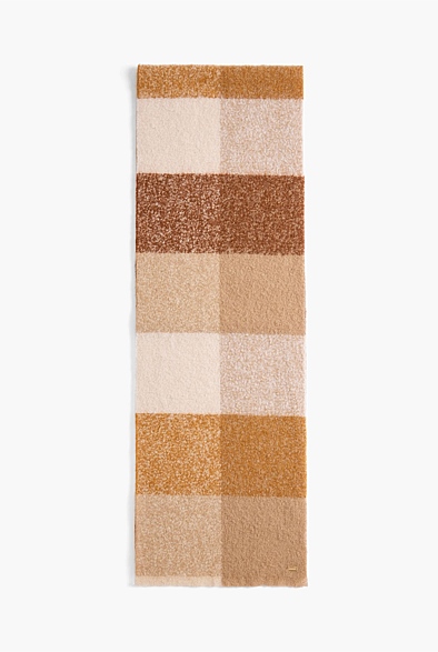 Anise Texture Check Scarf - Women's Scarves & Wraps | Witchery