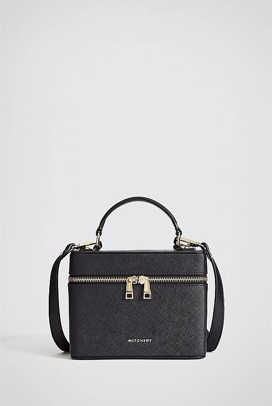Black Fleur Box Bag - Women's Crossbody & Sling Bags | Witchery