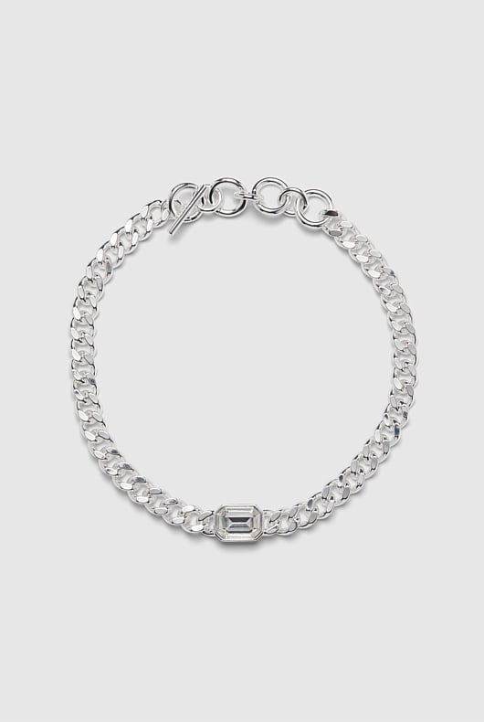 Silver Crystal Chain Necklace - Women's Necklaces | Witchery