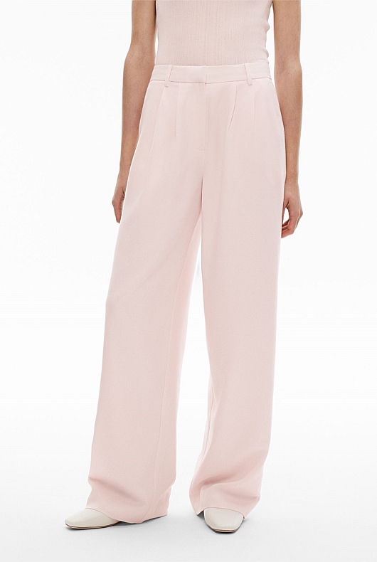 Cosmetic Pink Tailored Pant - Women's Dress Pants | Witchery
