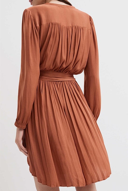 Rosewood Mini Half Placket Dress - Women's Workwear Dresses | Witchery