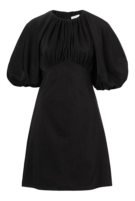Black Puff Sleeve Mini Dress - Women's Mini Dresses | Witchery