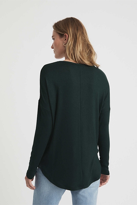 Atlantic Drop Shoulder Long Sleeve - Women's Long Sleeve Tops | Witchery