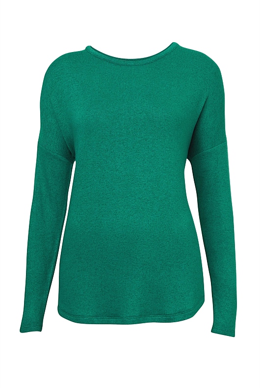 Malachite Drop Shoulder Long Sleeve Womens Long Sleeve Tops Witchery