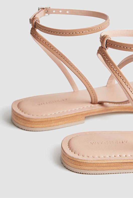Almond Belle Leather Sandal - Women's Best Sellers | Witchery