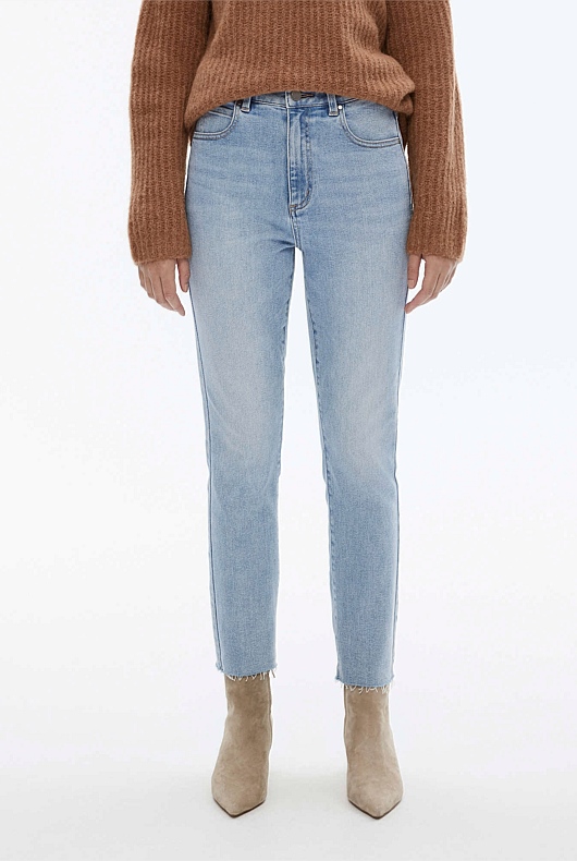 Vintage Wash Denim Stretch Slim Leg Jean - Women's Skinny Jeans | Witchery