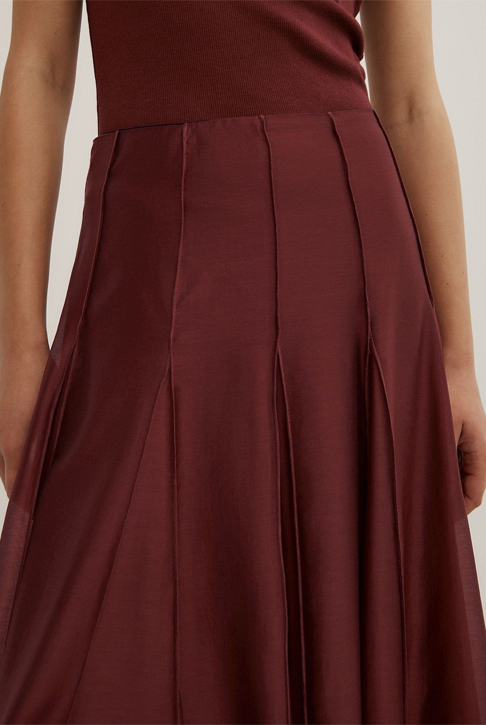 Rhubarb Godet Panel Maxi Skirt - Women's Maxi Skirts | Witchery